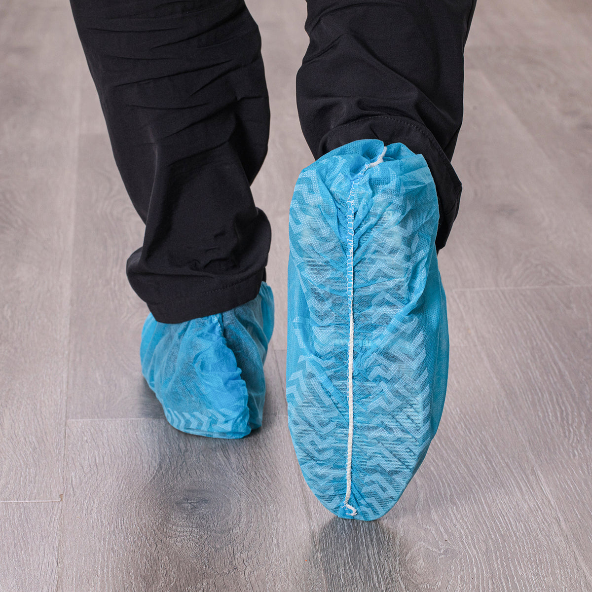 ProtectX | Blue Disposable Shoe Covers 100-pack(50pairs) Polypropylene